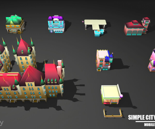 ArtStation - Simple City Constructor | Game Assets