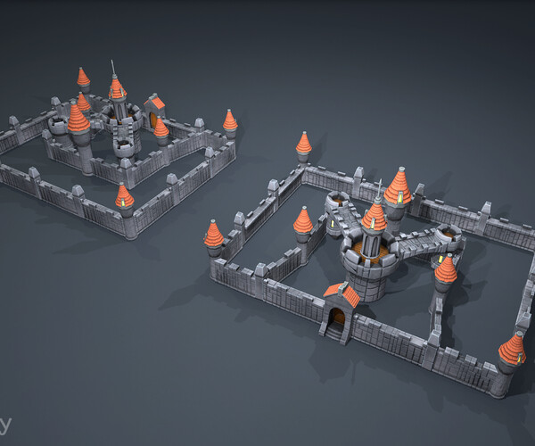 ArtStation - Fantasy Modular Castle | Game Assets