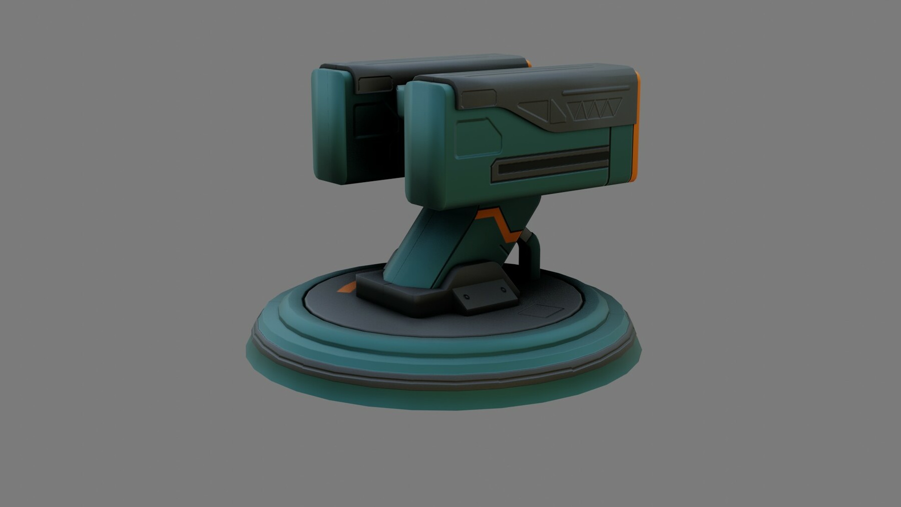 ArtStation - Sci-Fi Missile Launcher - Low Poly - Game Ready - PBR ...