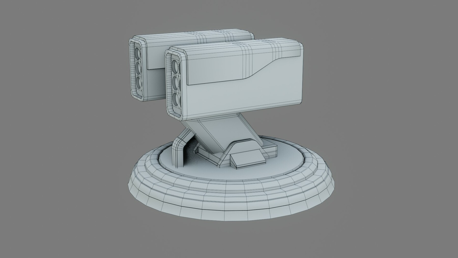 ArtStation - Sci-Fi Missile Launcher - Low Poly - Game Ready - PBR ...