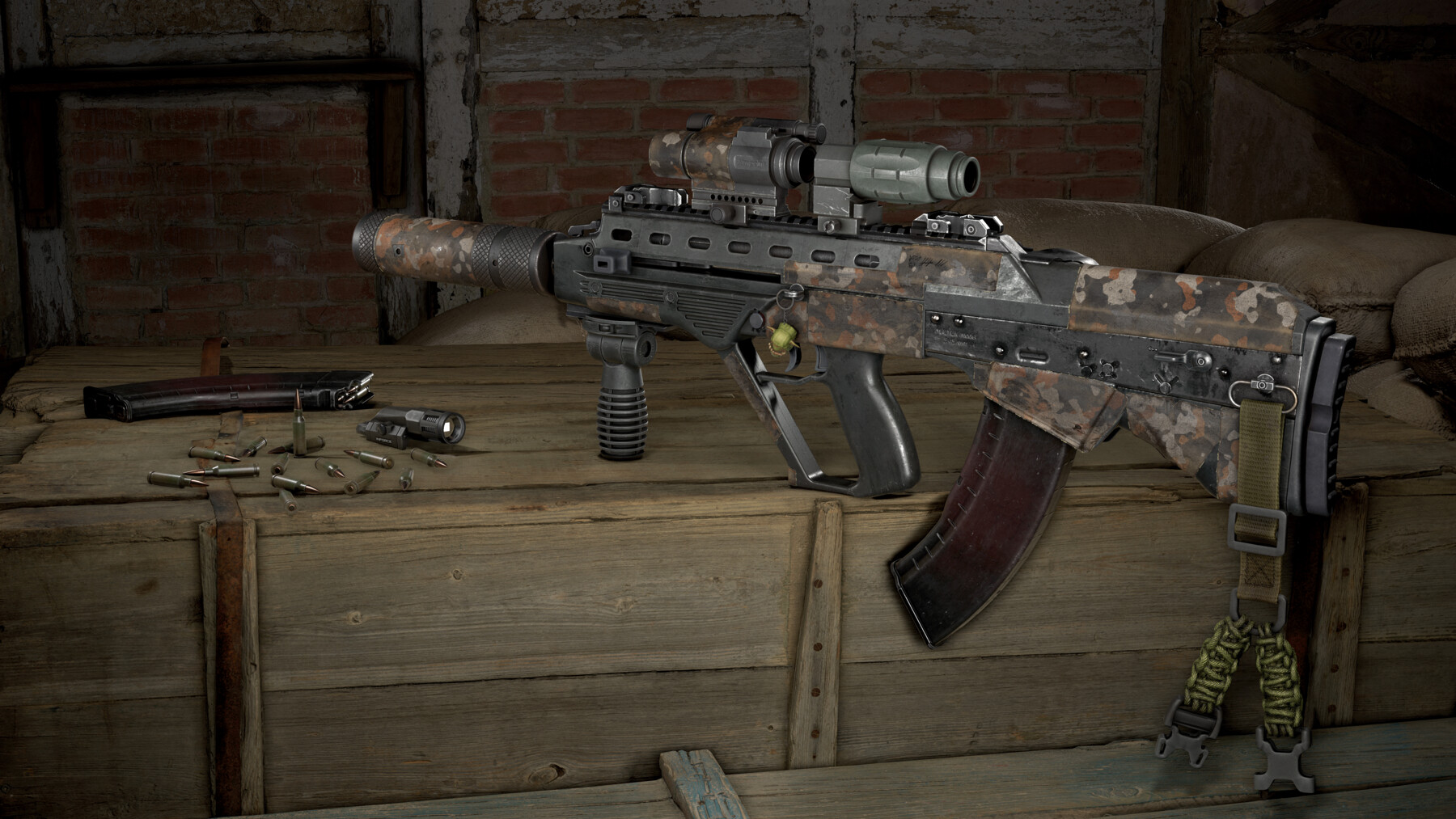 ArtStation - VULCAN-MALYUK_assault rifle | Game Assets