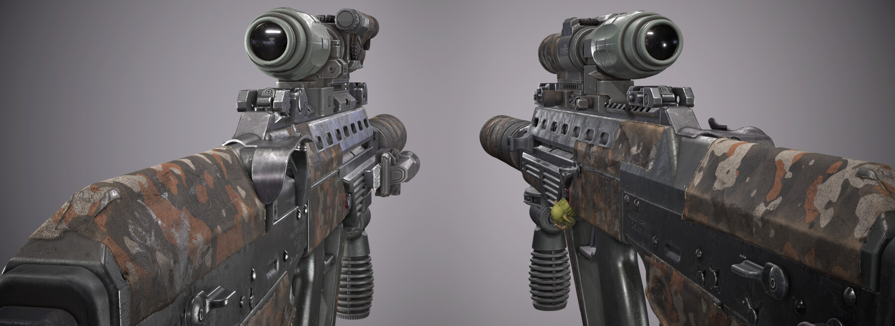 ArtStation - VULCAN-MALYUK_assault rifle | Game Assets