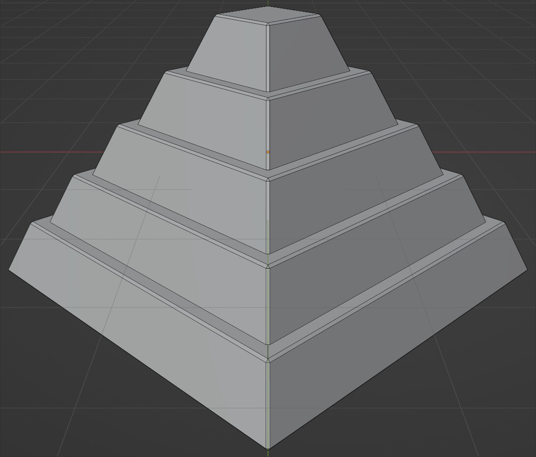 ArtStation - Pyramidal Structure 4 Corners Mayan Style | Game Assets