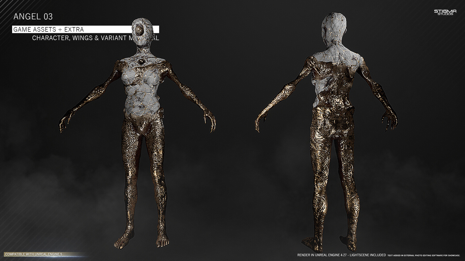 ArtStation - Angel 03 - Game Assets + Extra | Game Assets