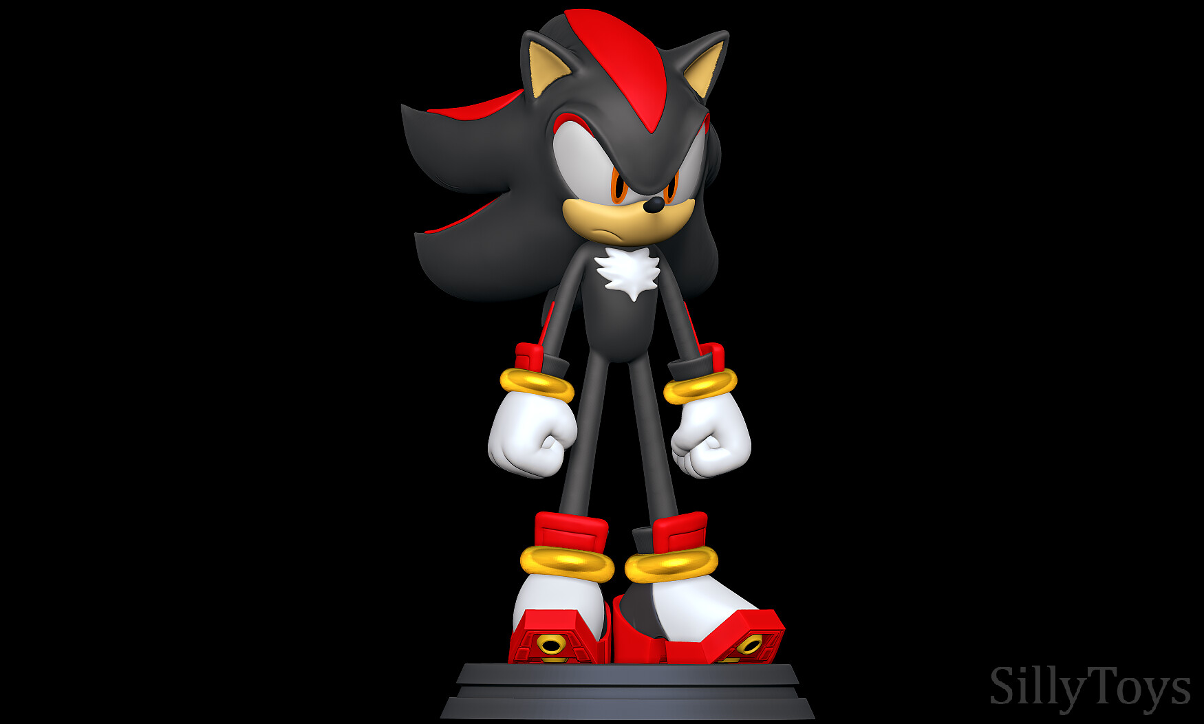 ArtStation - Shadow the Hedgehog 3D print model | Resources