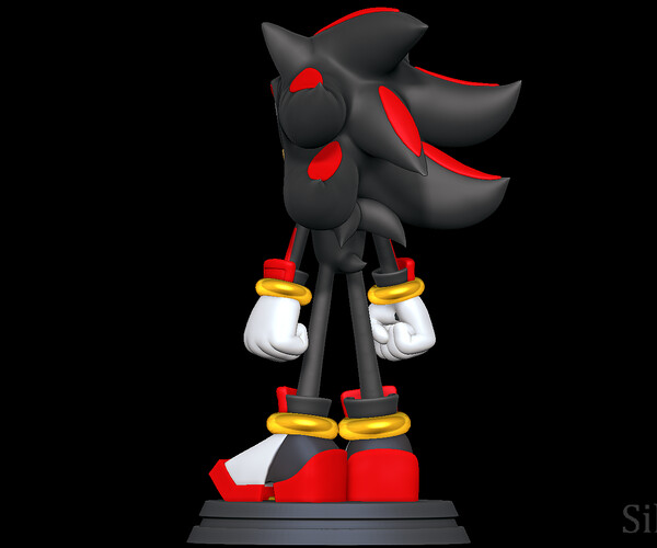 ArtStation - Shadow the Hedgehog 3D print model | Resources