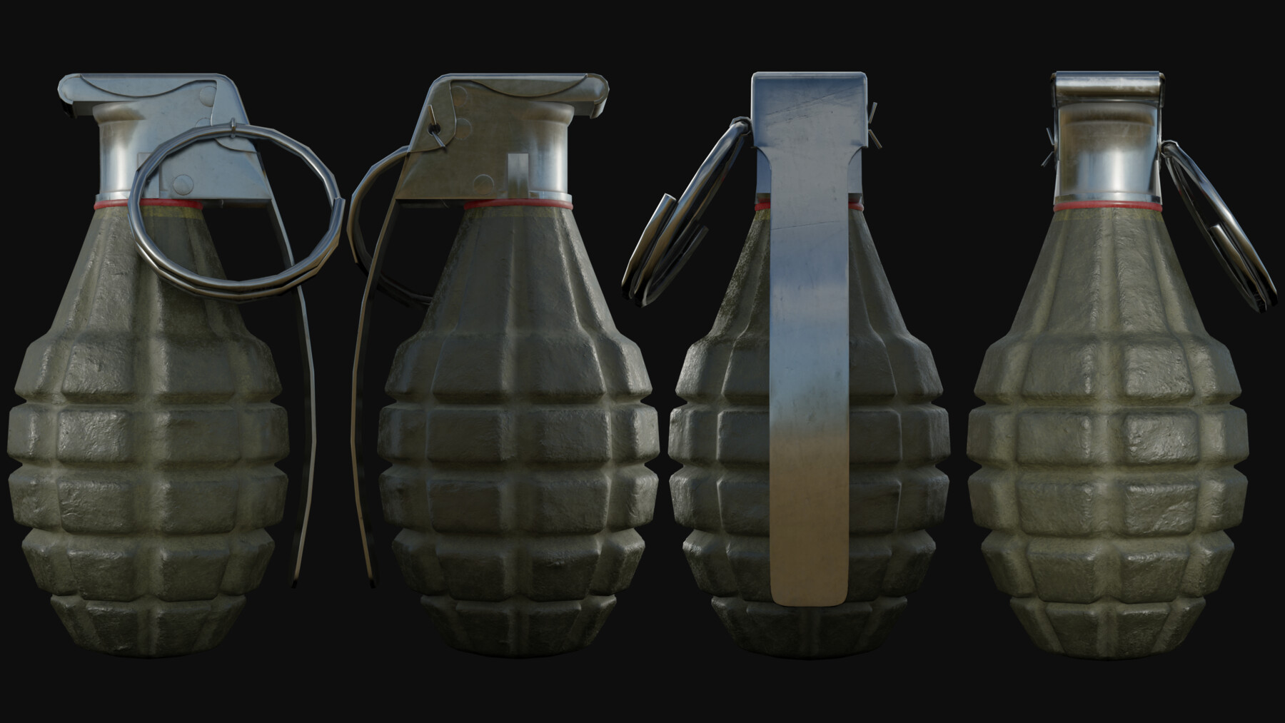 ArtStation - HQ Hand Grenades Collection | Game Assets