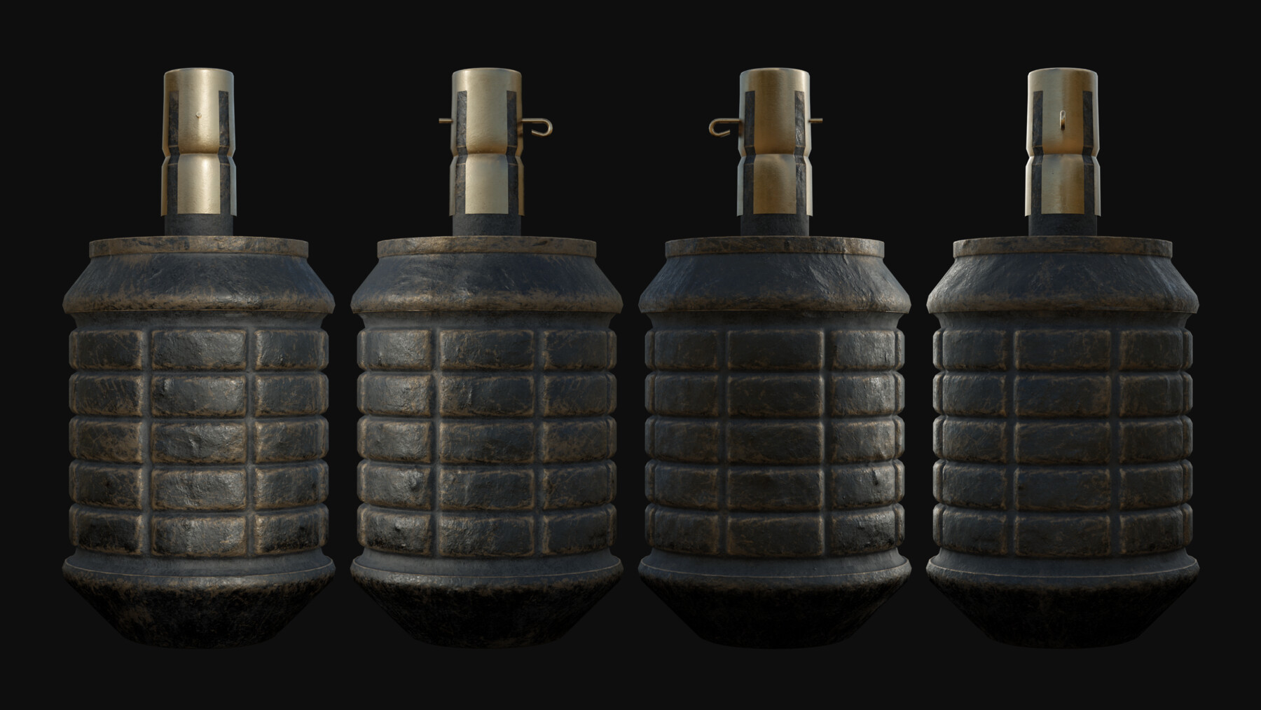ArtStation - HQ Hand Grenades Collection | Game Assets