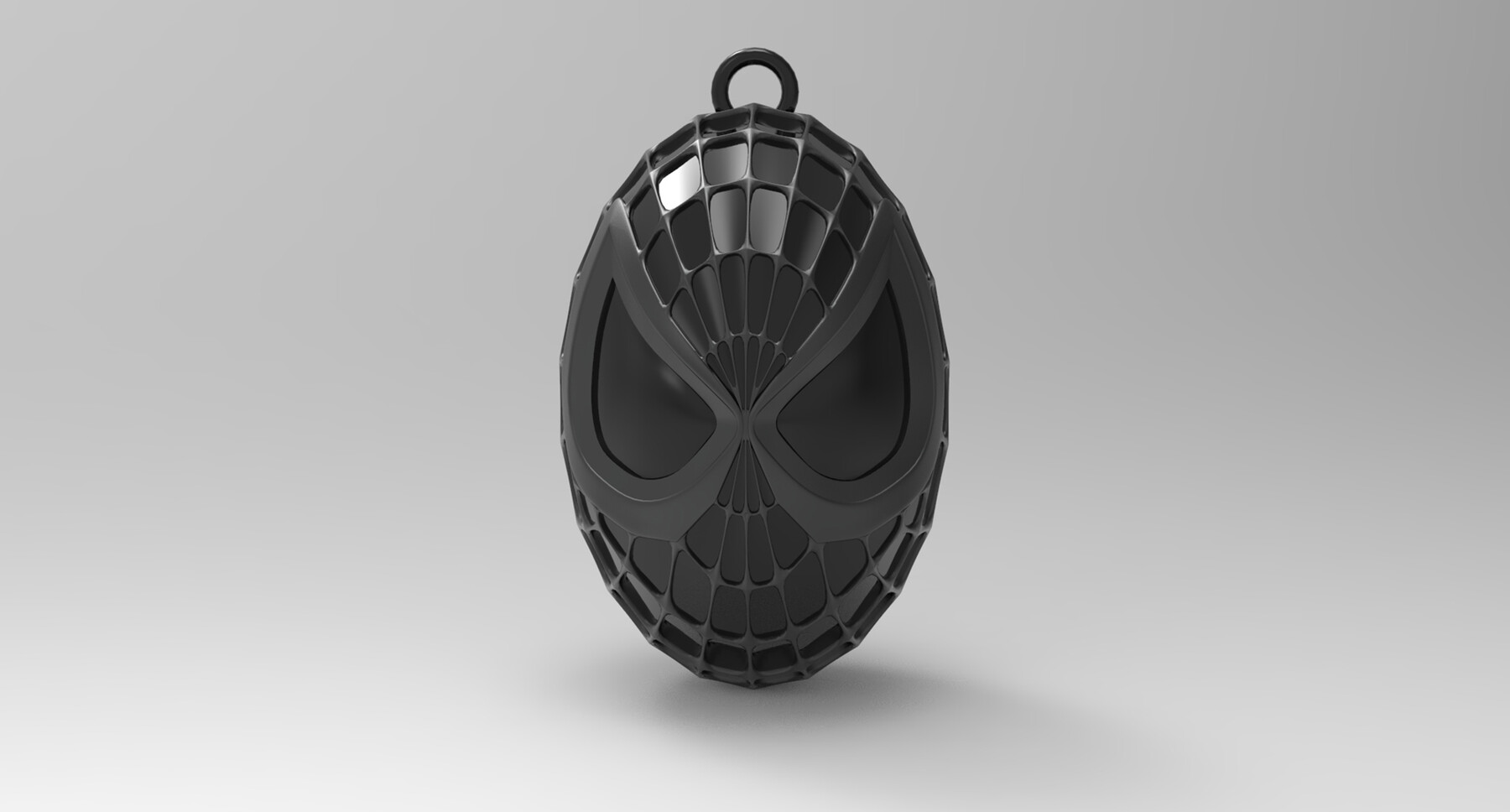 ArtStation - Spiderman Head Keychain Black | Resources
