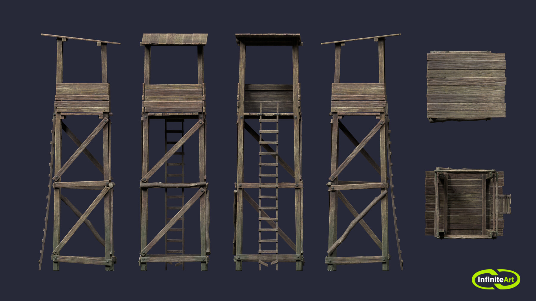 ArtStation - Observation tower | Game Assets
