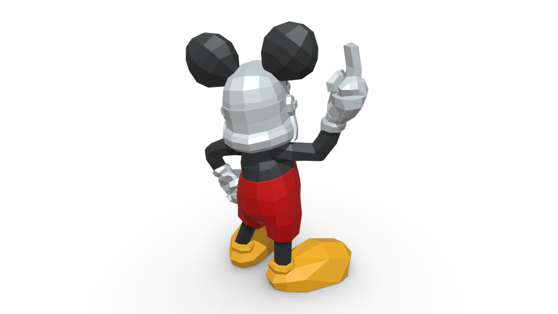 ArtStation - Mickey Mouse figure 3 | Resources