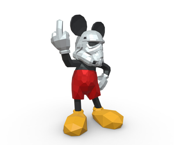 ArtStation - Mickey Mouse figure 3 | Resources