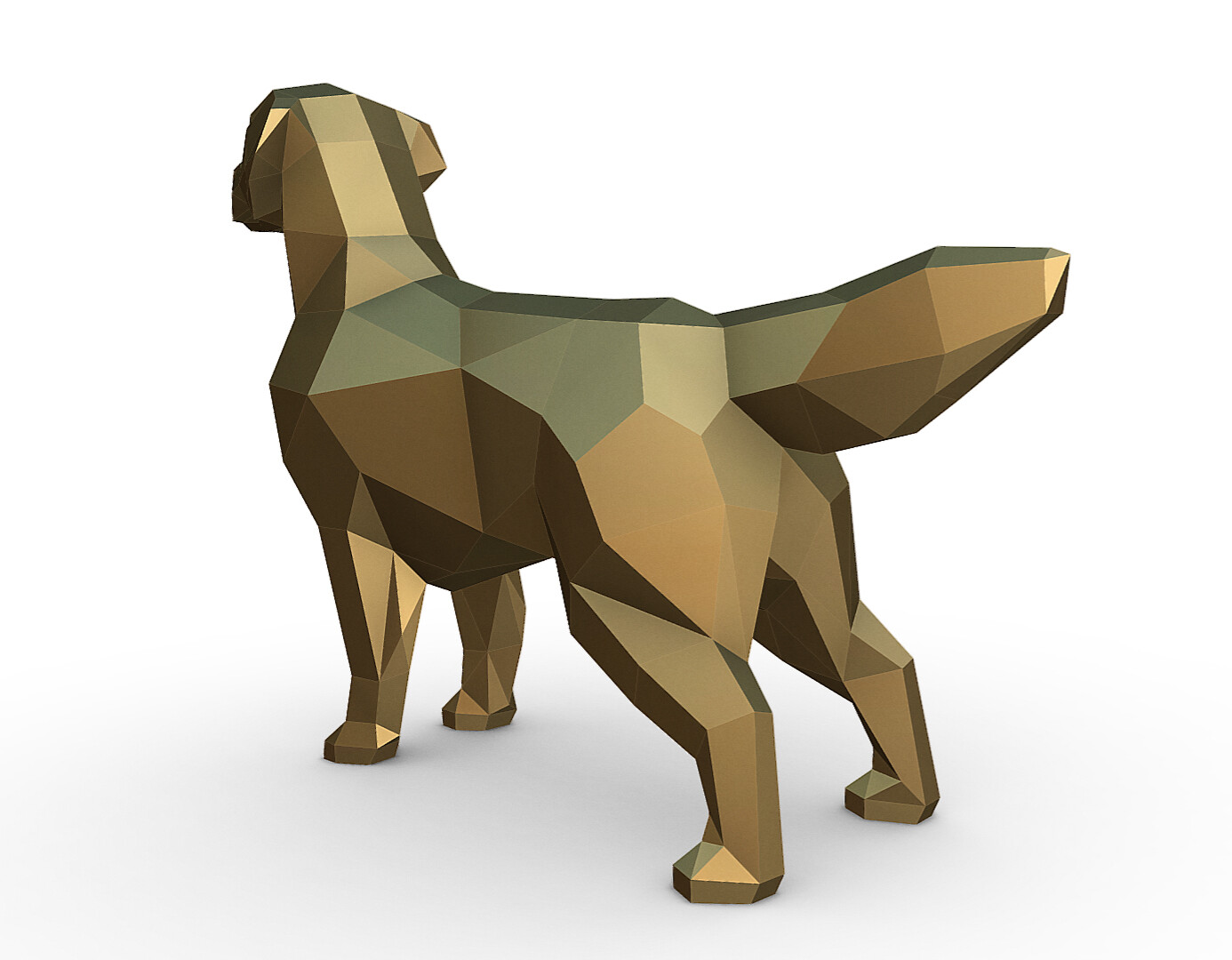 ArtStation - Golden Retriever figure 3 | Resources
