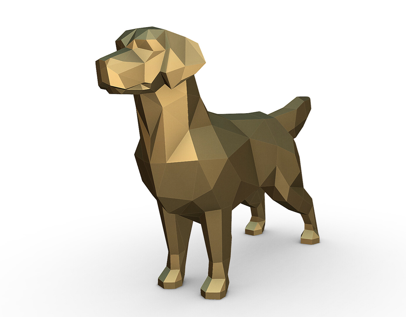 ArtStation - Golden Retriever figure 3 | Resources
