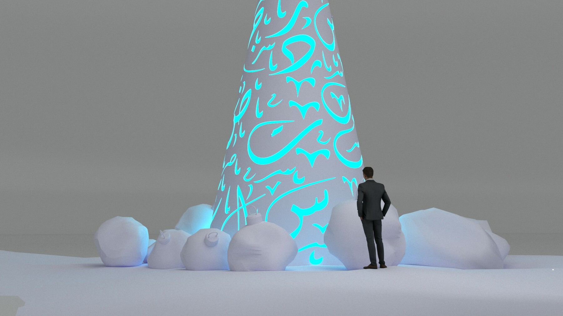 ArtStation - Arabic Alphabet Christmas Tree | Resources