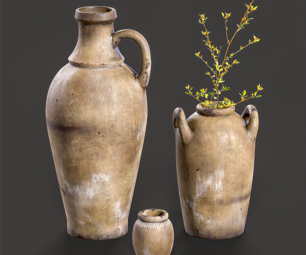 ArtStation - antique jars | Game Assets