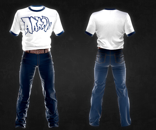 ArtStation - Men`s Outfit | Game Assets