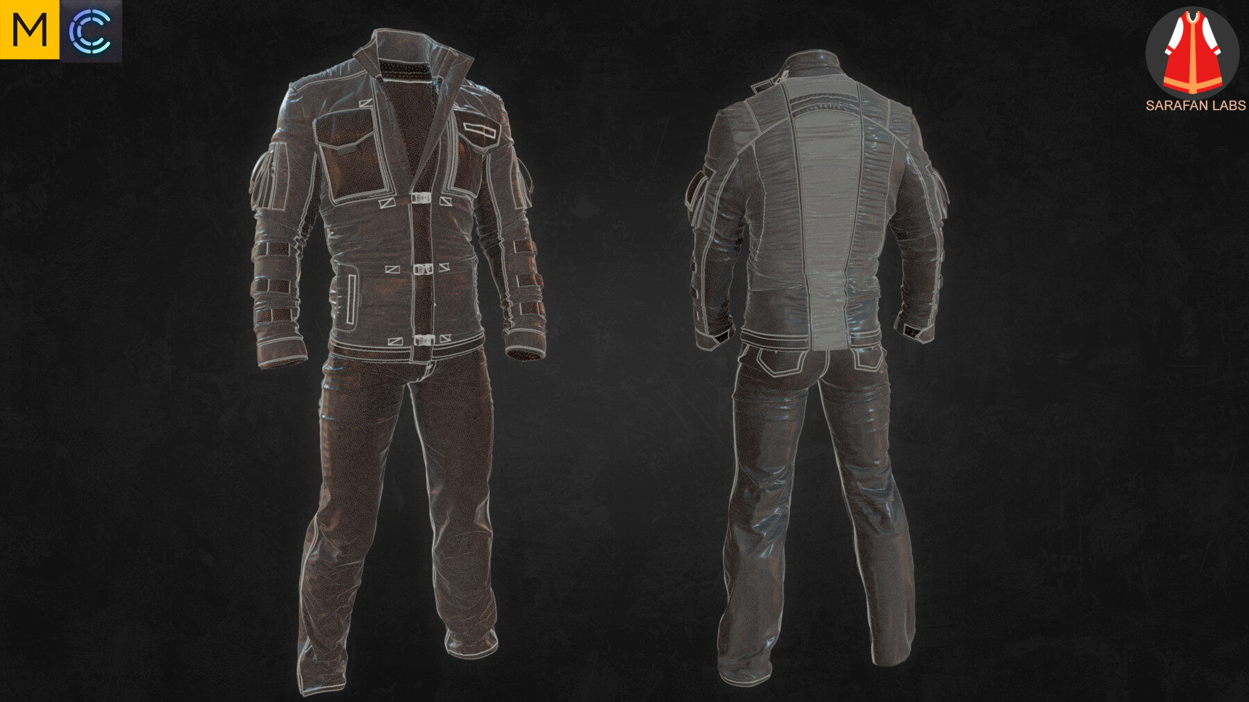 ArtStation - Men`s Outfit | Game Assets