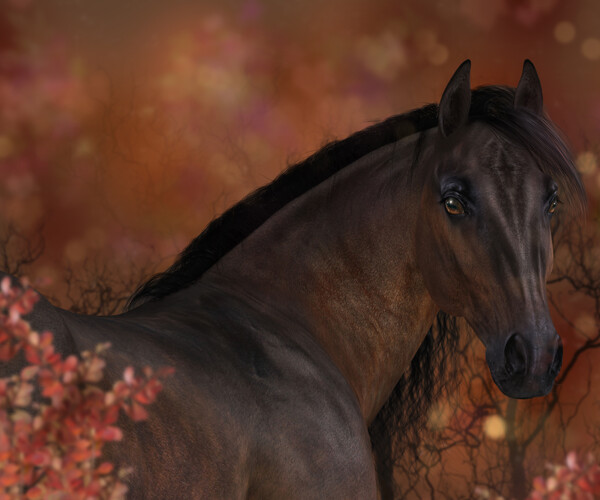 ArtStation - Autumn Horse | Artworks