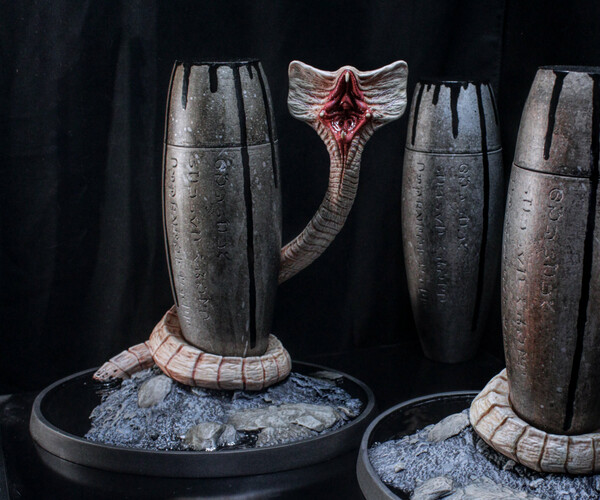 ArtStation - Alien Hammerpede ready for 3D print prometheus 3D print ...