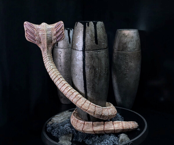 ArtStation - Alien Hammerpede ready for 3D print prometheus 3D print ...