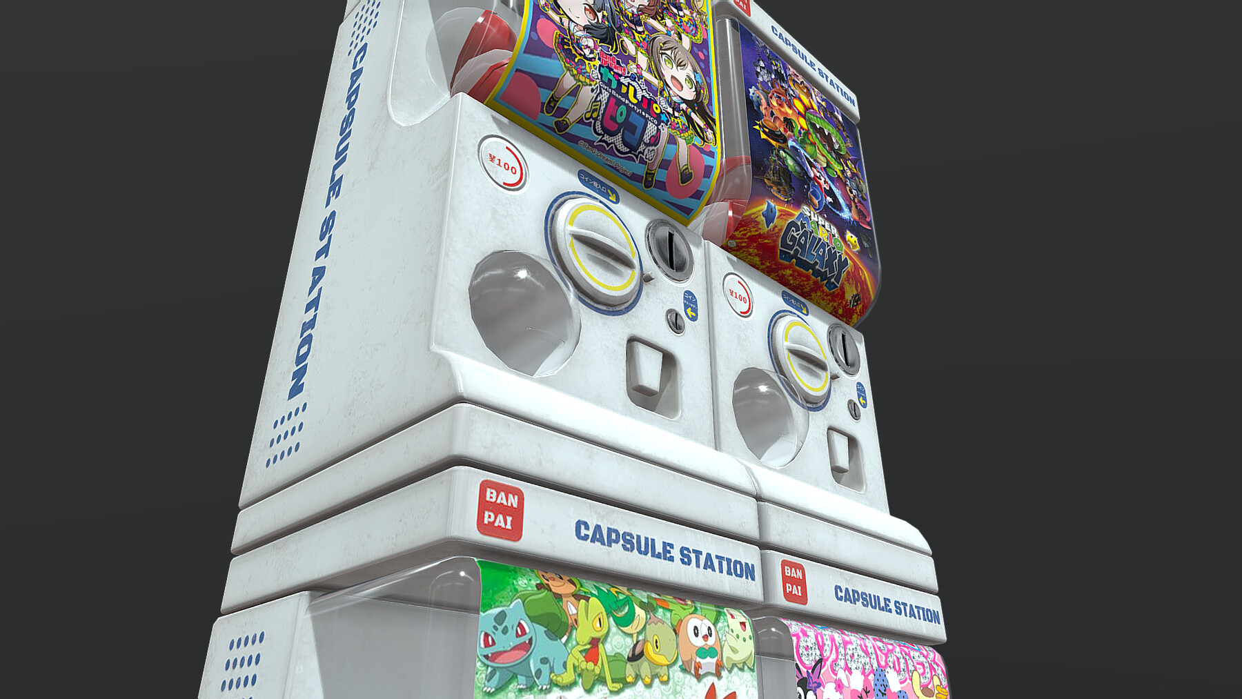 ArtStation - Gacha Capsule Machine | Game Assets