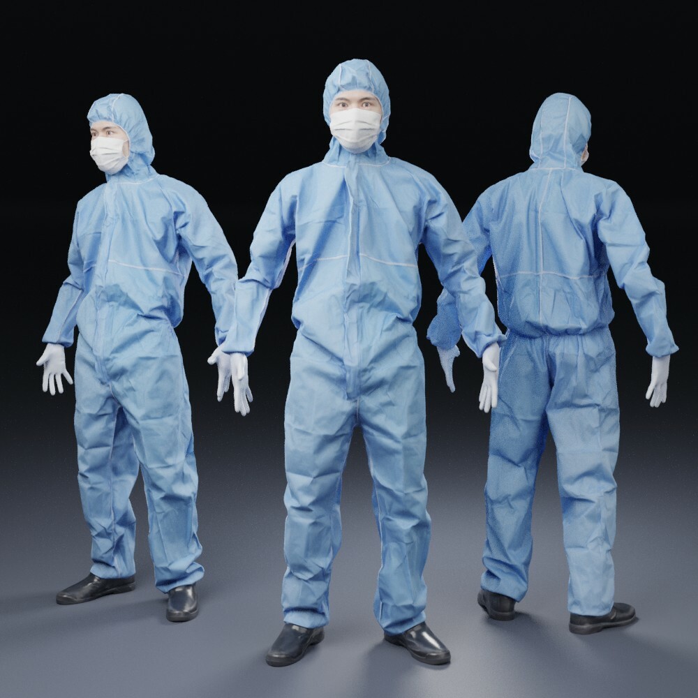 ArtStation - Animated 3D-Men in doctor 149_Kei_F10 | Resources