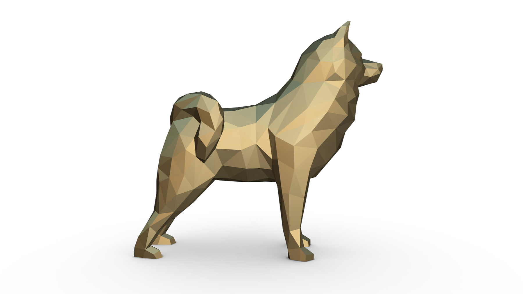 ArtStation - akita inu figure | Resources