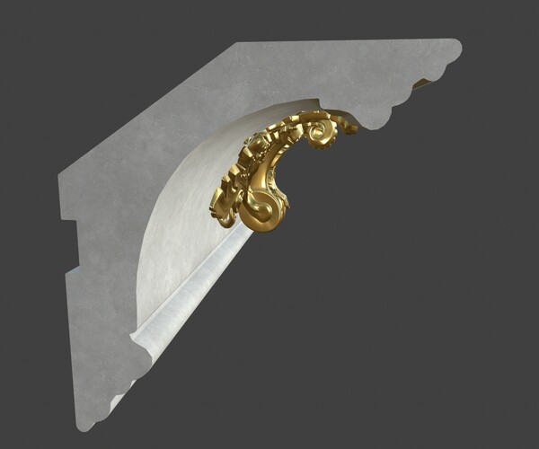 ArtStation - Textured Middle Poly Cornices-Collection 1 - 10 pieces ...