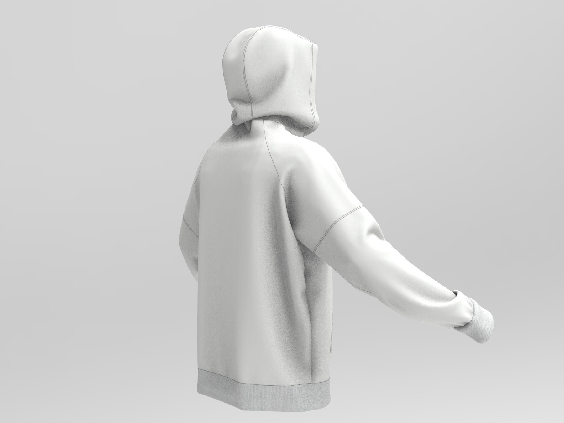 ArtStation - Hoodie mens hood Marvelous Designer obj textures | Resources