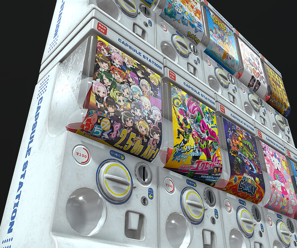 ArtStation - Gacha Capsule Machine | Resources