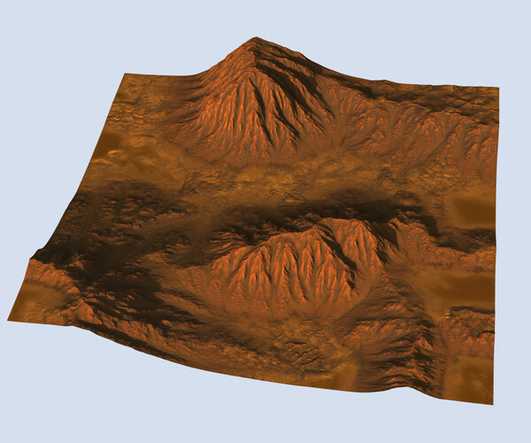 ArtStation - Terrain map Pack_1 4K | Resources