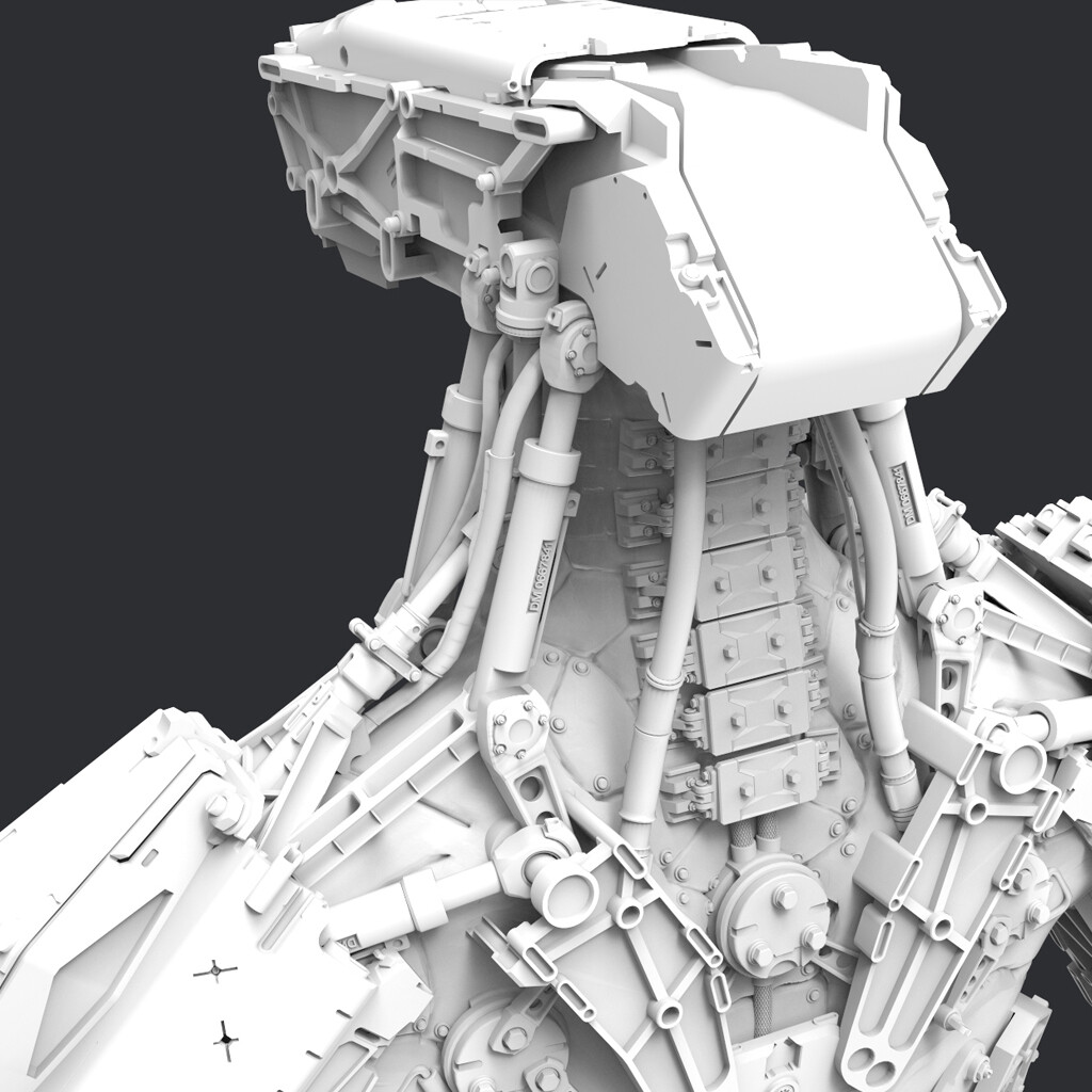ArtStation - Hammerhead 3D print model pre-supported | Resources