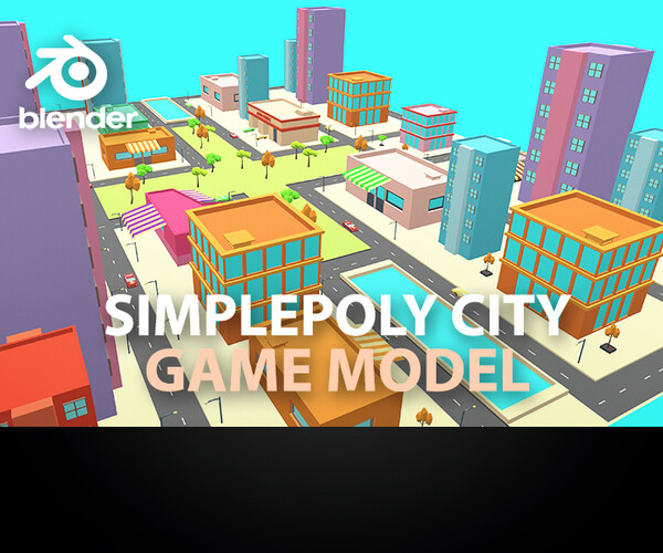 ArtStation - SimplePoly City Low-poly | Game Assets