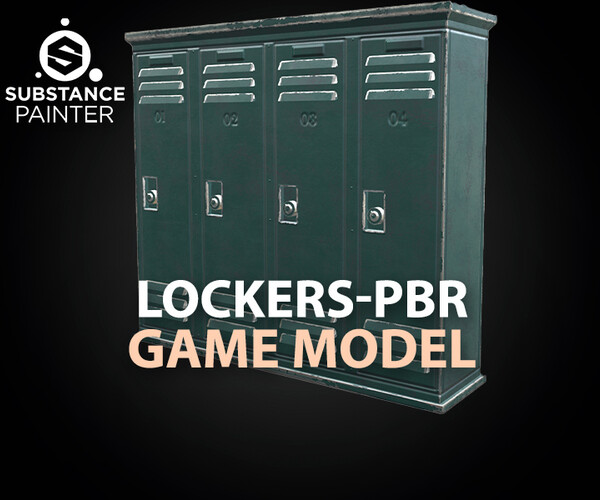 ArtStation - Lockers - 01 | Game Assets