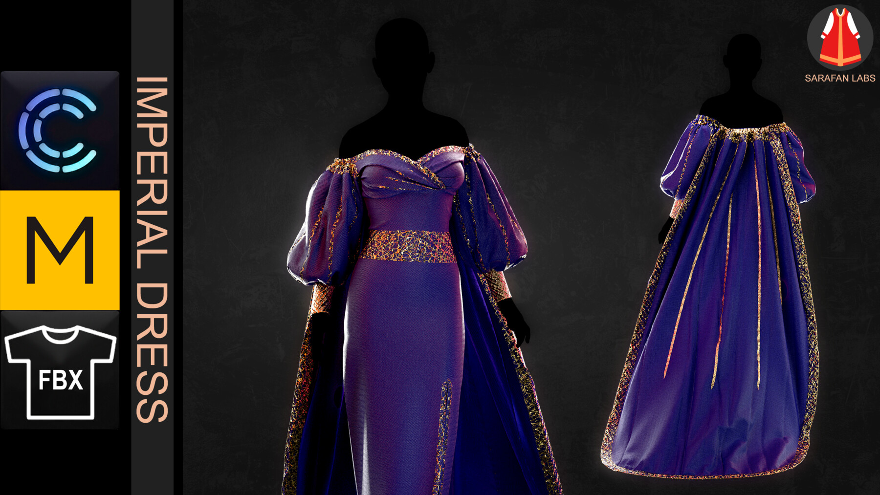 ArtStation - Imperial Dress | Game Assets
