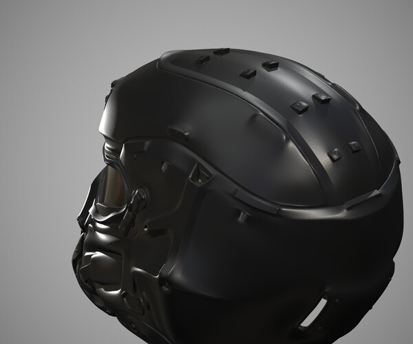 ArtStation - Printable Sci-Fi TitanFall Pilot Helmet STL | Resources