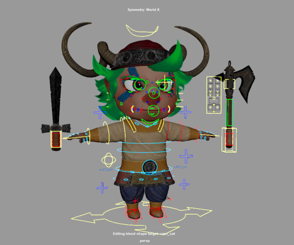 ArtStation - Tough Vikings Rig | Resources