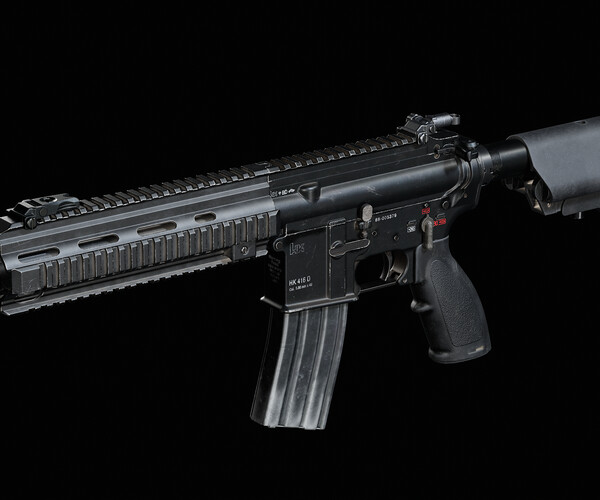 ArtStation - HK416D | Game Assets
