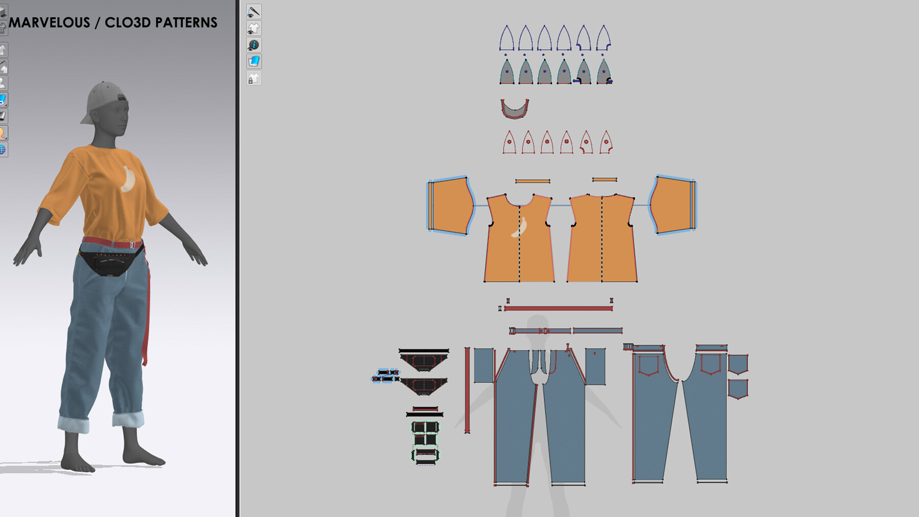 ArtStation - 3 Girl's Outfits VOL 3 - Marvelous / CLO Project file ...