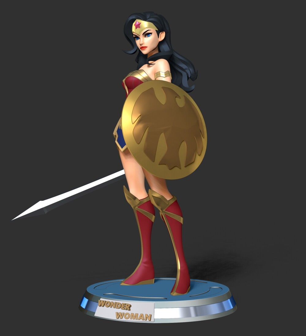 ArtStation - Wonder Woman - DC World Collide | Resources