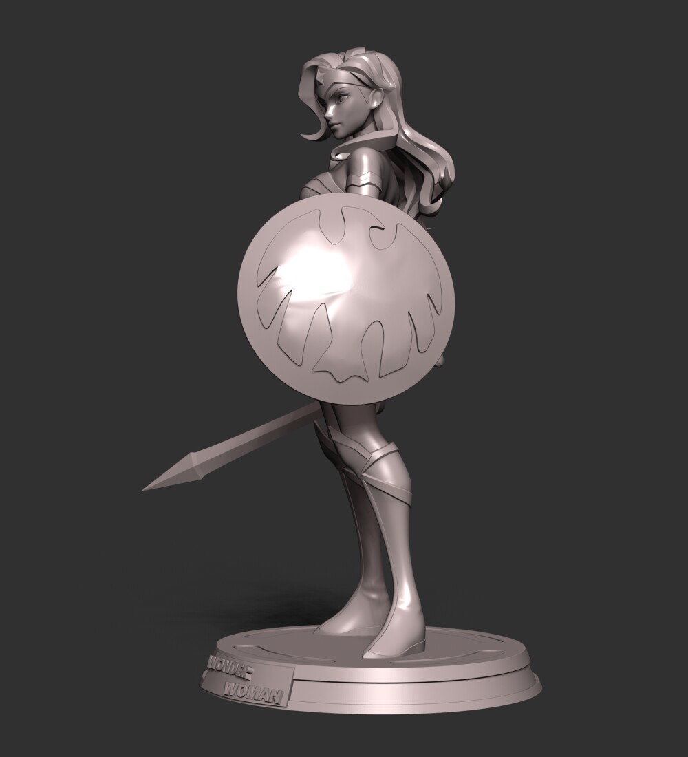 ArtStation - Wonder Woman - DC World Collide | Resources