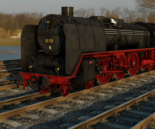 ArtStation - STEAM ENGINE GAME READY MODEL RIGGED | Game Assets