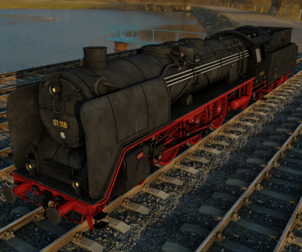 ArtStation - STEAM ENGINE GAME READY MODEL RIGGED | Game Assets