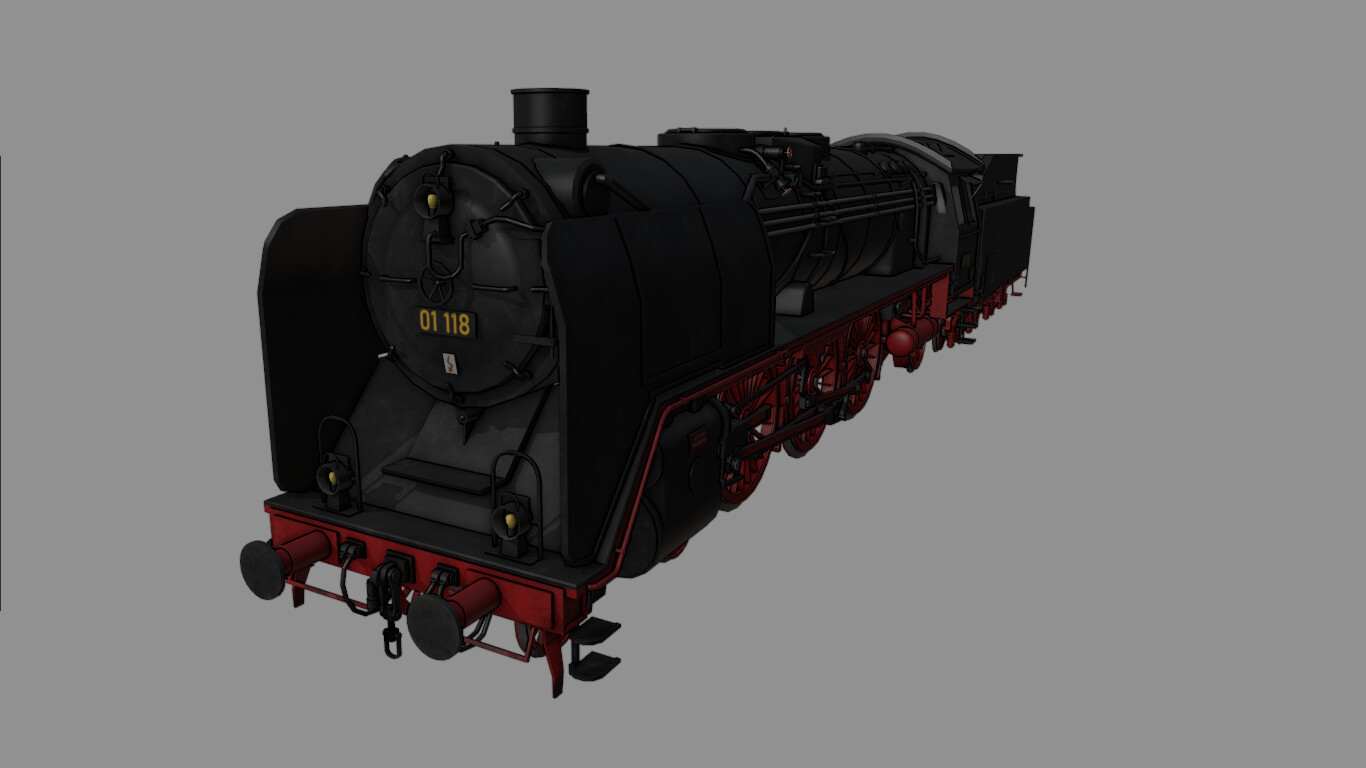 ArtStation - STEAM ENGINE GAME READY MODEL RIGGED | Game Assets