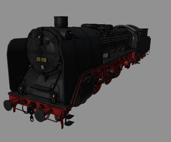 ArtStation - STEAM ENGINE GAME READY MODEL RIGGED | Game Assets
