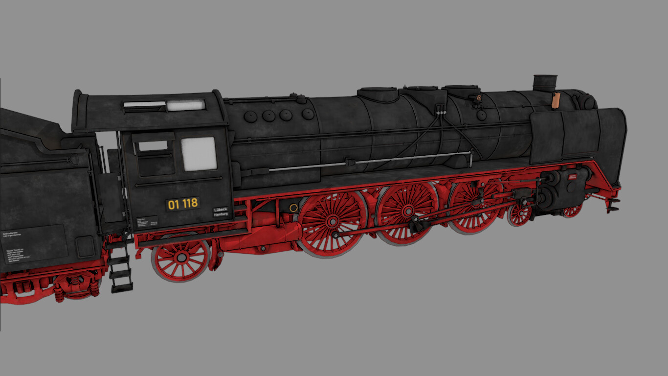 ArtStation - STEAM ENGINE GAME READY MODEL RIGGED | Game Assets