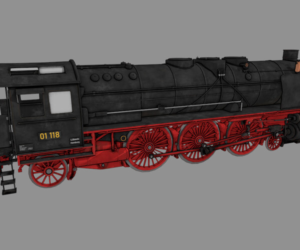 ArtStation - STEAM ENGINE GAME READY MODEL RIGGED | Game Assets