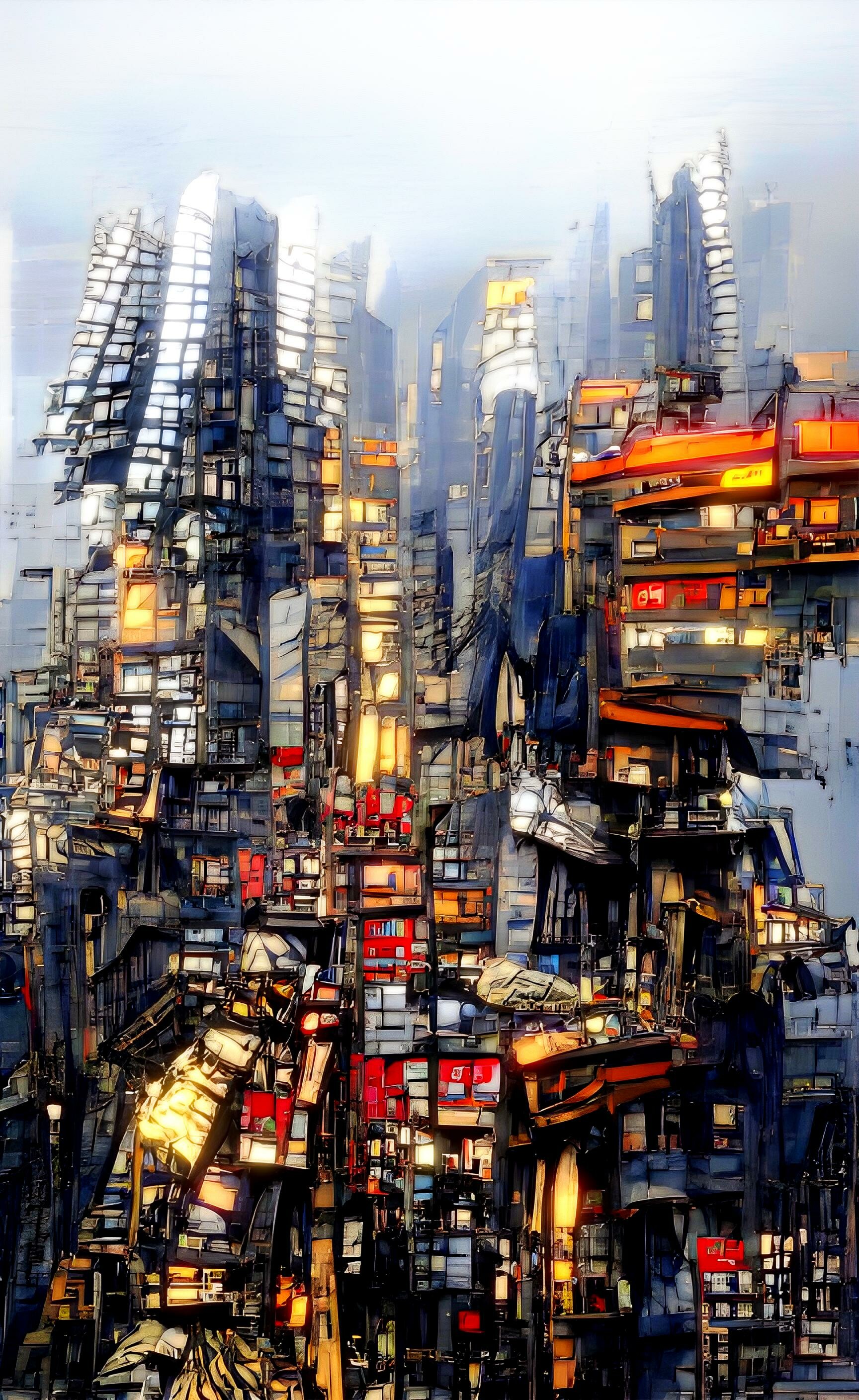 ArtStation - Metropolis New Shell Day night 300 image pack | Artworks