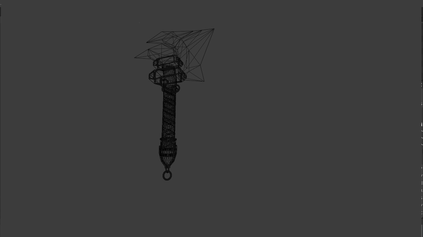Artstation Axe Game Ready 3d Model Game Assets 